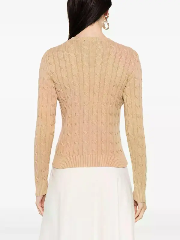 Ralph Lauren Logo-embroidered Cardigan - Neutrals
