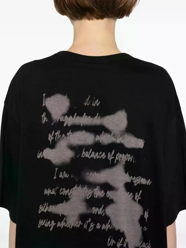 Yohji Yamamoto Cotton Jersey T-shirt