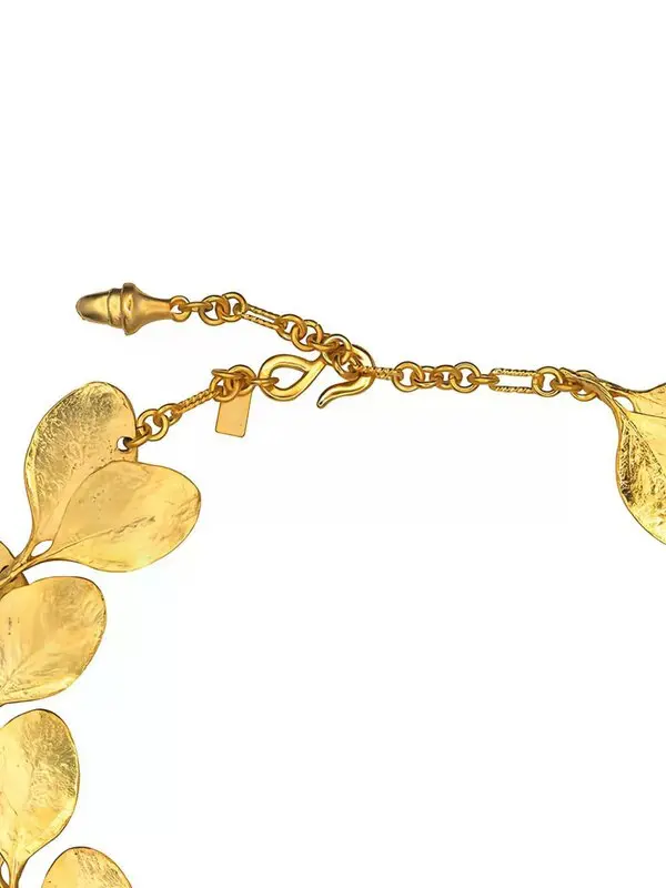 KENNETH JAY LANE Leaves Charm Necklace