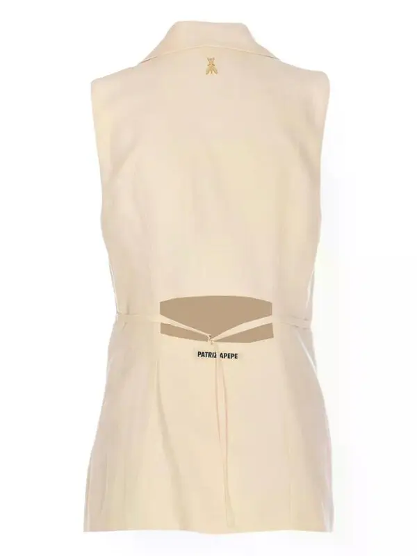 Patrizia Pepe Cut-out Waistcoat