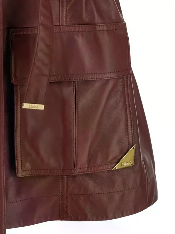 Chloé Leather Utility Gilet