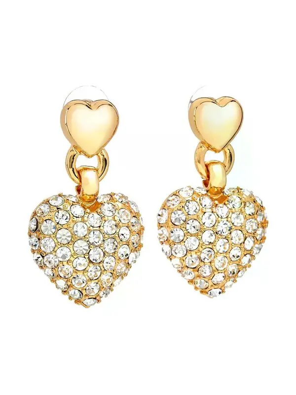 KENNETH JAY LANE Crystal-embellished Earrings - Gold