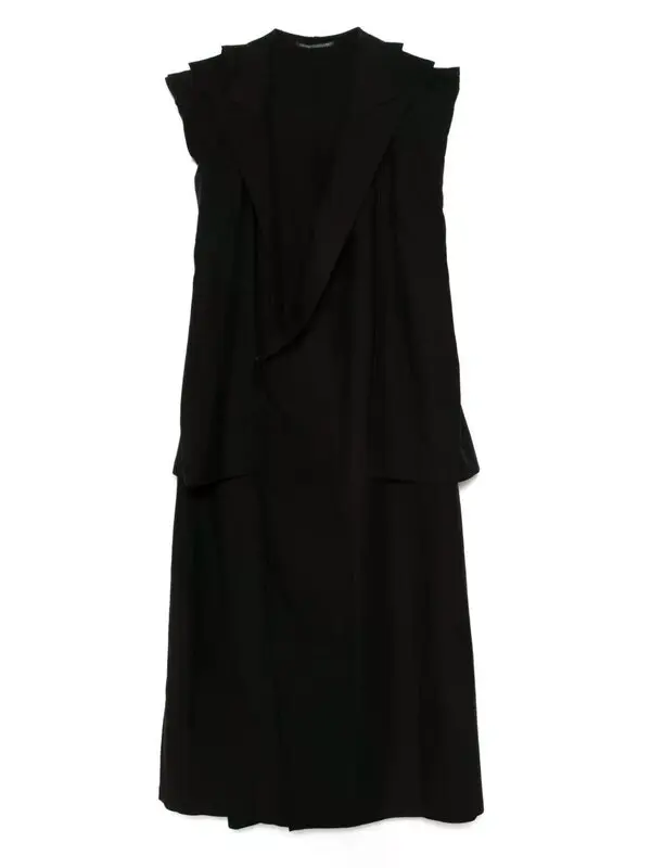 Yohji Yamamoto Twisted Gabardine Coat