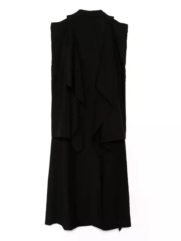 Yohji Yamamoto Twisted Gabardine Coat