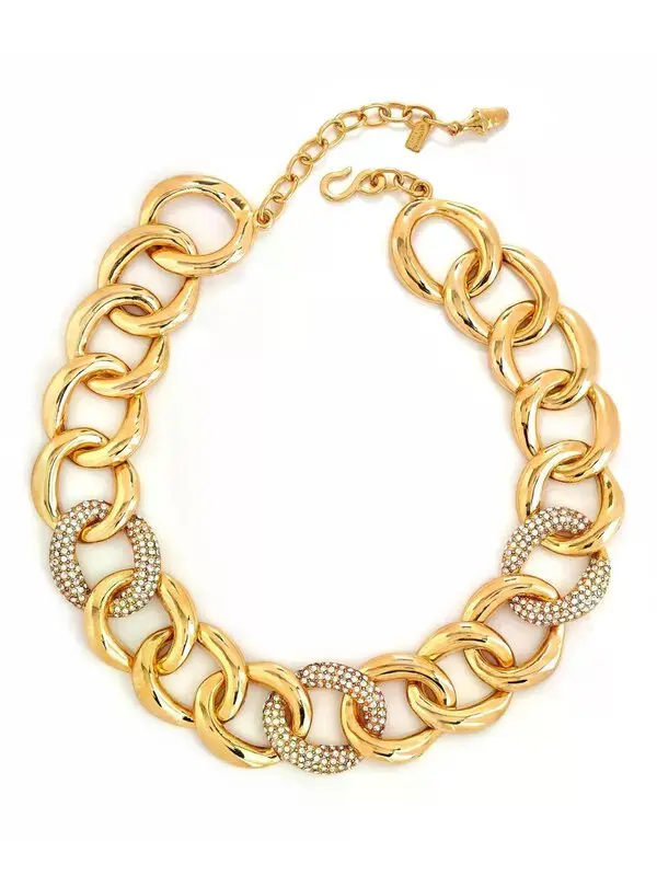 KENNETH JAY LANE Chain-link Necklace - Gold