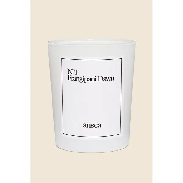 ANSEA Frangipani Dawn Candle - White