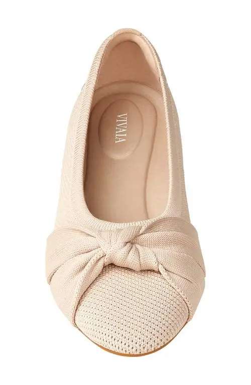 Vivaia Bibi Knit Flats With Knot Detailing