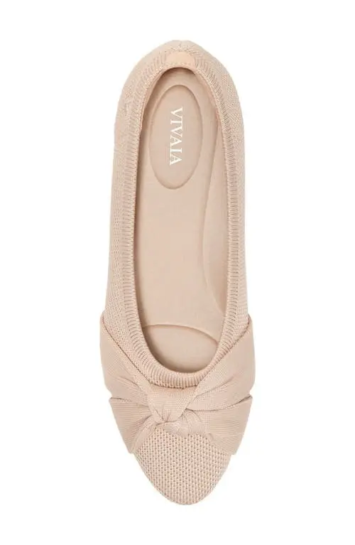 Vivaia Bibi Knit Flats With Knot Detailing