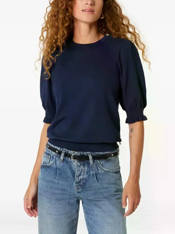 FABIENNE CHAPOT Ruffle-detailing T-shirt