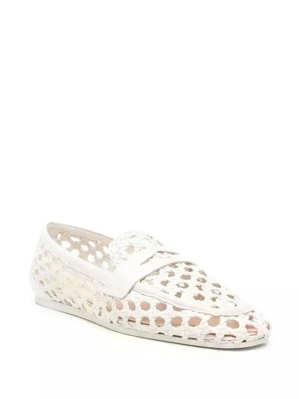 STUART WEITZMAN Woven Loafers
