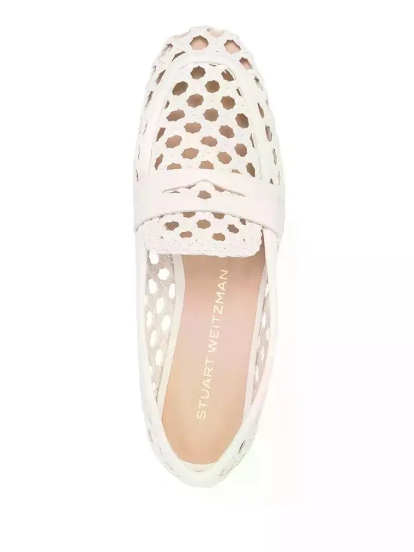STUART WEITZMAN Woven Loafers