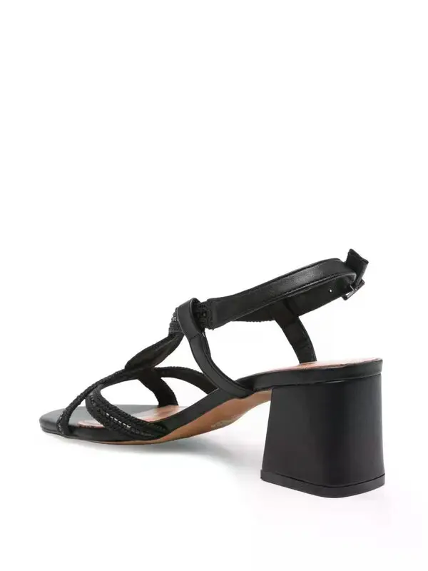 BIBI LOU Embellished Open-toe Sandals - Black