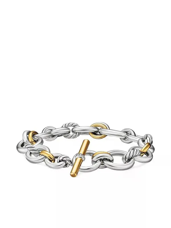 David Yurman Dy Mercer® Chain Diamond Bracelet - Silver