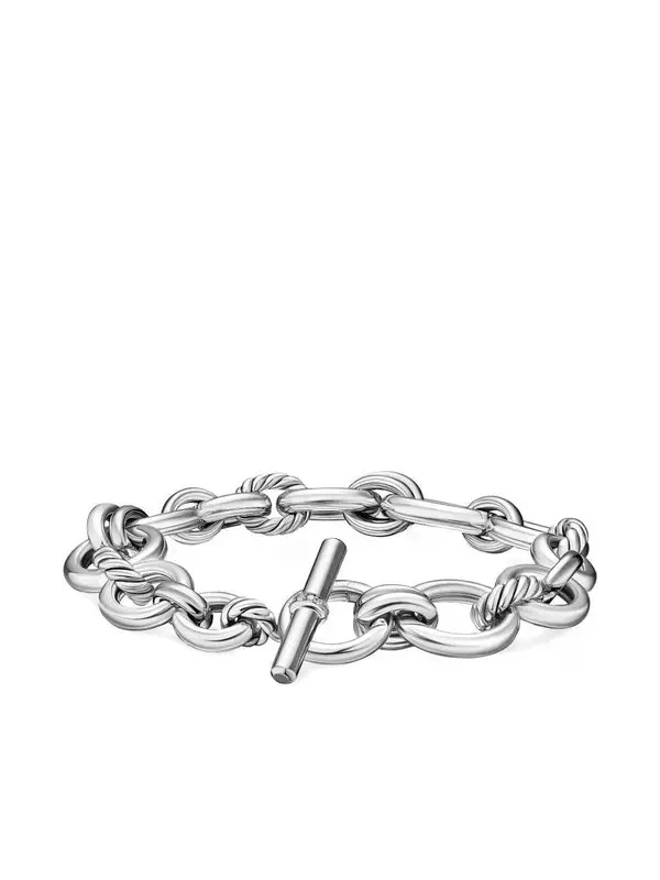 David Yurman Dy Mercer® Chain Diamond Bracelet - Silver