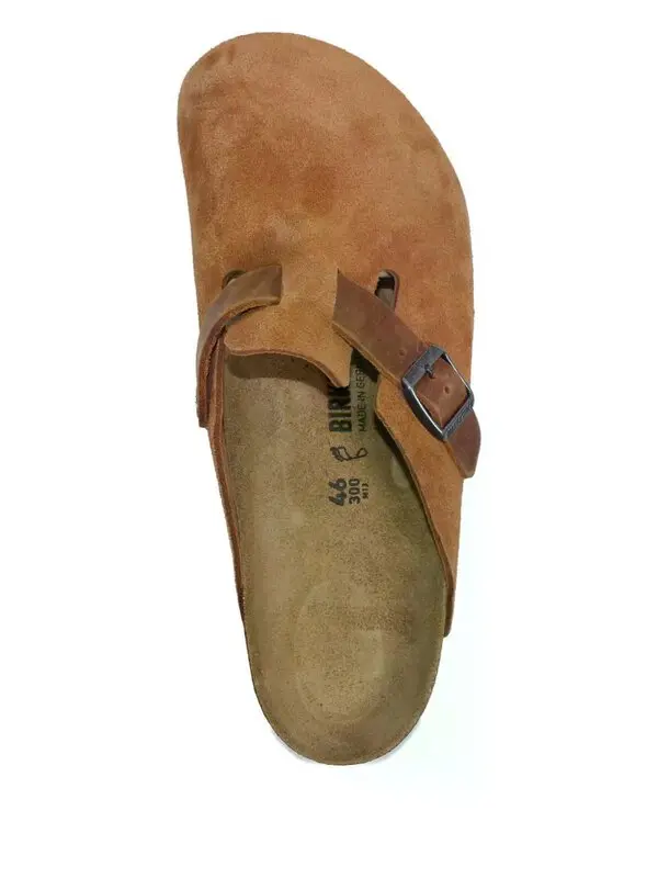 BIRKENSTOCK Boston Slip-on Slippers - Brown