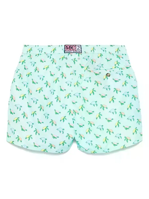 MC2 SAINT BARTH Lighting Micro Fantasy Swim Shorts - Blue