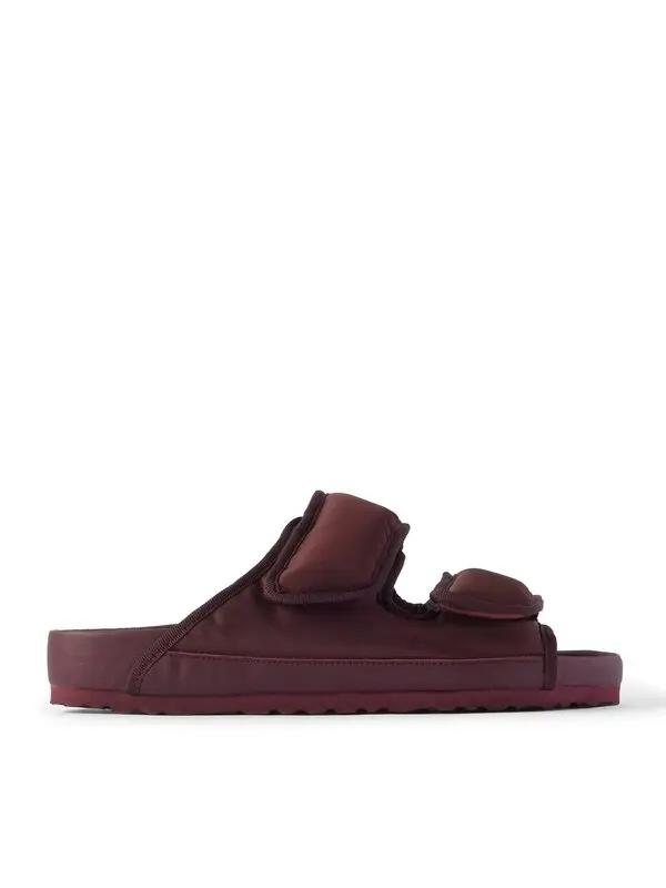 BIRKENSTOCK Arizona Cosy Padded Sandals - Burgundy