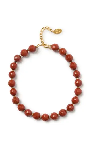 Chan Luu Sterling Silver Jasper Necklace