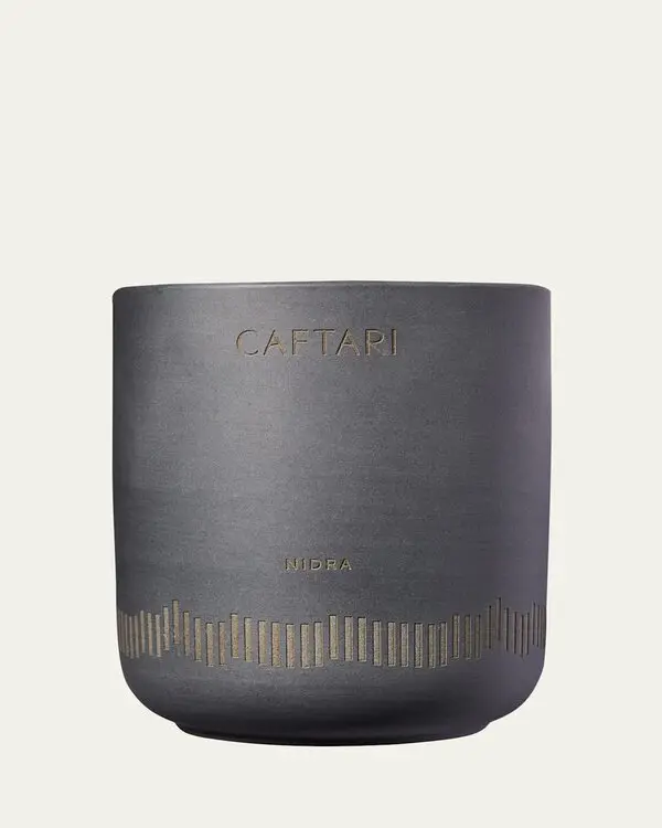 CAFTARI Nidra Candle, 10.5 Oz - Black