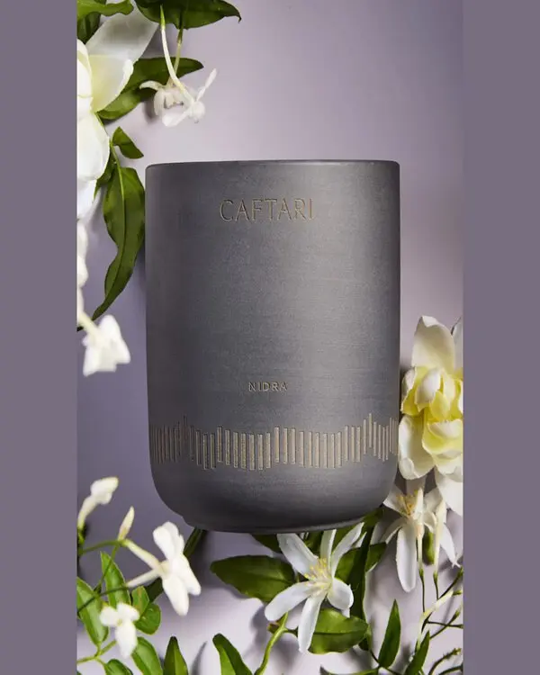CAFTARI Nidra Candle, 10.5 Oz - Black