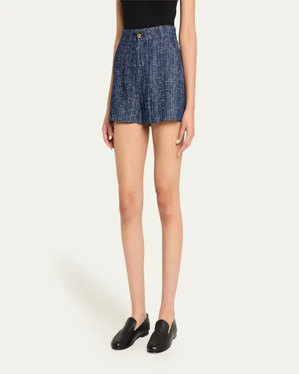 FRAME Tweed Shorts
