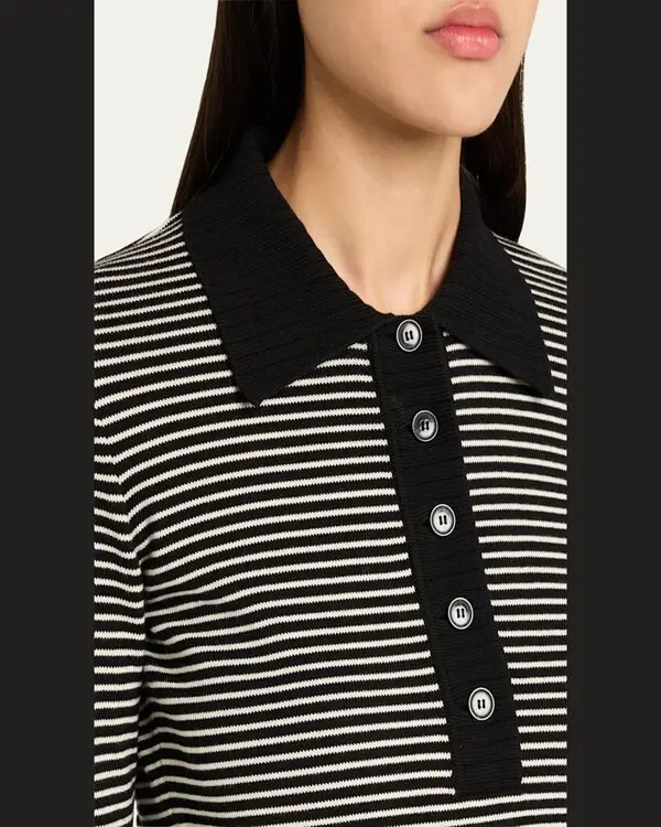 FRAME Striped Cotton Sweater