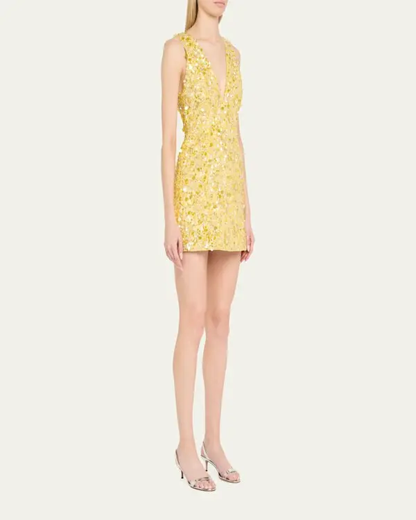 Alice + Olivia Tatum Embellished Lantern Skirt Gown