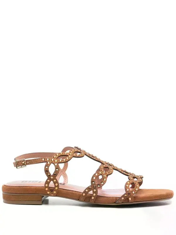 BIBI LOU Kai Flat Sandals - Brown