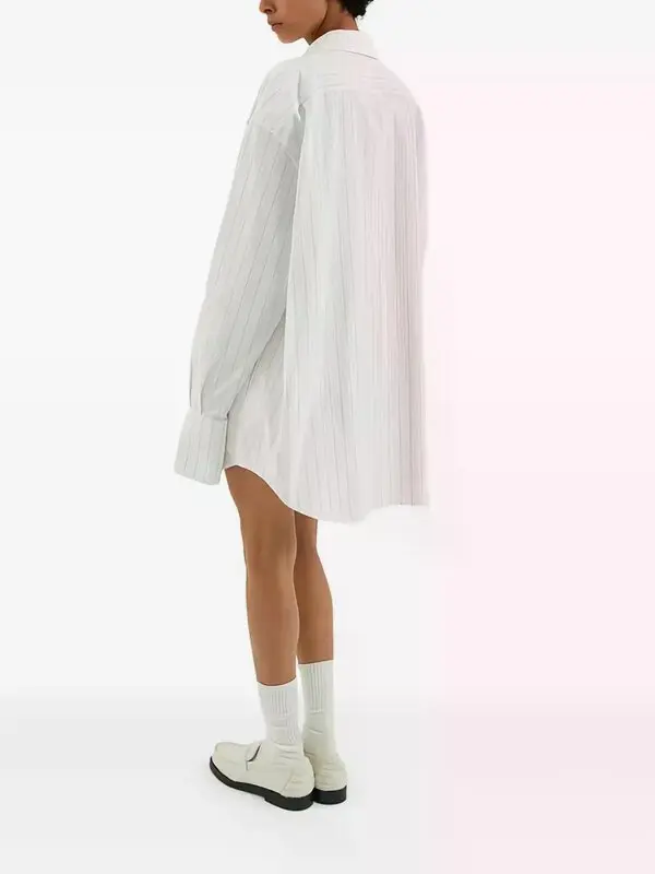 1989 STUDIO Striped Long-sleeved Shirt Dress