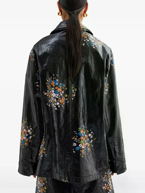 JIL SANDER Floral-print Overshirt