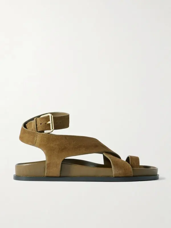 A.emery Jalen Suede Sandals - Green