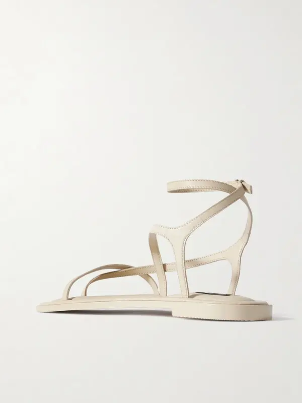 A.emery Edna Leather Sandals - Neutrals