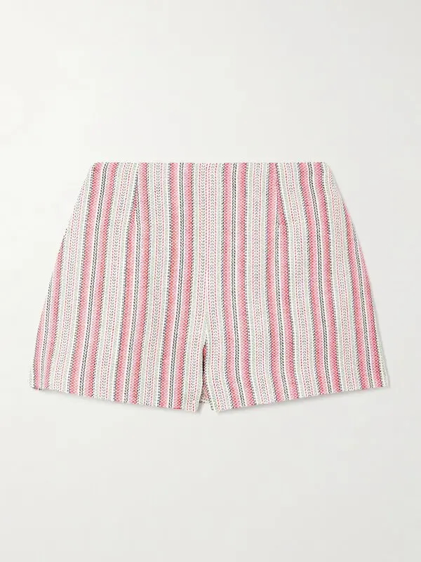 Faithfull The Brand Luda Striped Shorts - Pink