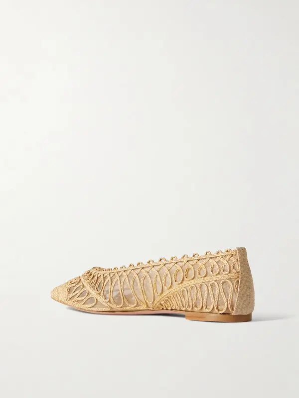 AQUAZZURA Kahlo Ballet Flats