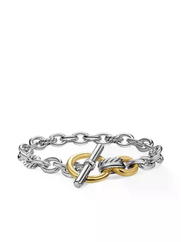 David Yurman Dy Mercer® Toggle Chain Diamond Bracelet - Silver