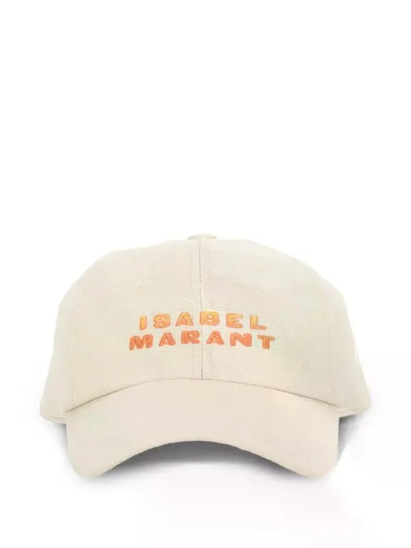 Isabel Marant Logo-embroidered Cap - Neutrals