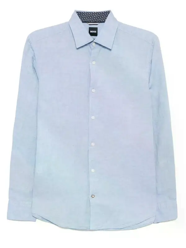 BOSS Long-sleeved Shirt - Blue