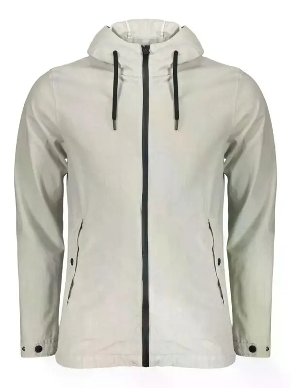Herno Contrast-trim Jacket - Grey