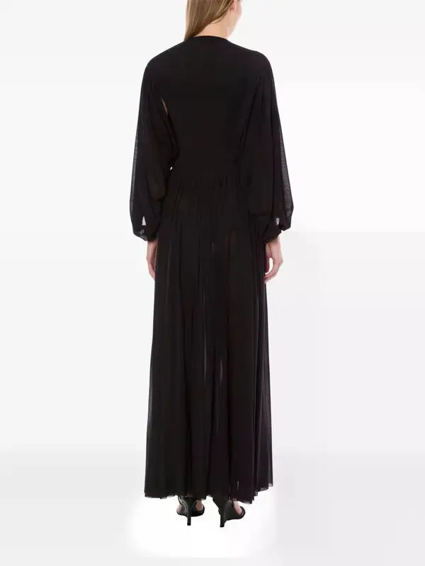 Philosophy Di Lorenzo Serafini V-neck Maxi Dress - Black