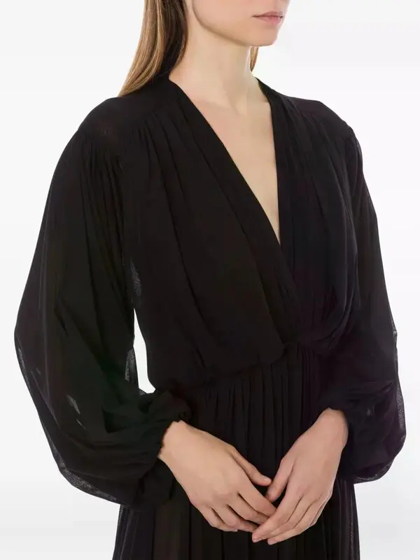 Philosophy Di Lorenzo Serafini V-neck Maxi Dress - Black