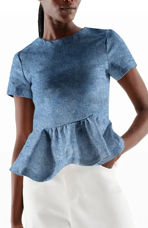 AS By DF Dominga Peplum Top