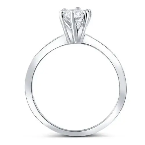 BLISS DIAMOND 0.72ct Marquise Cut Natural Certified Diamond Solitaire Engagement Ring