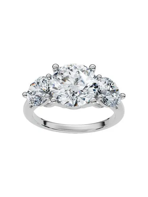 BLISS DIAMOND 3 1/2ct Diamond Engagement Ring - 14k White Gold