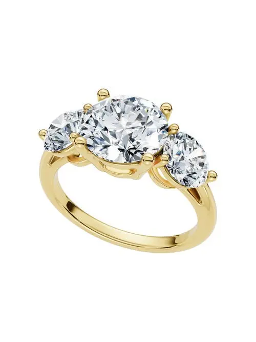 BLISS DIAMOND 3 1/2ct Diamond Engagement Ring - 14k Yellow Gold