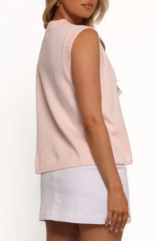 PETAL & PUP Knit Sweater Vest - Pink