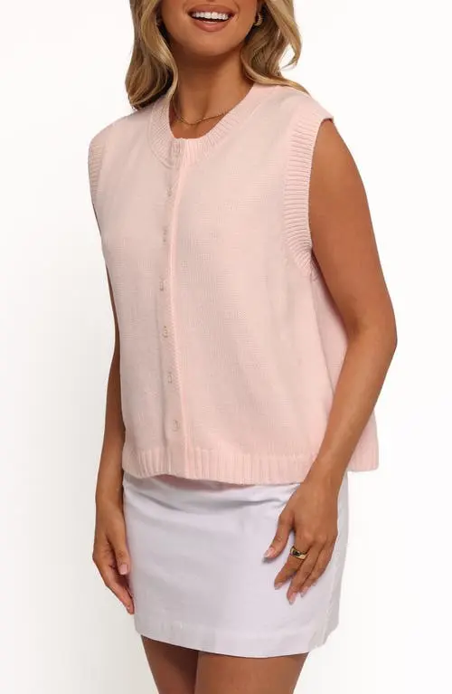 PETAL & PUP Knit Sweater Vest - Pink