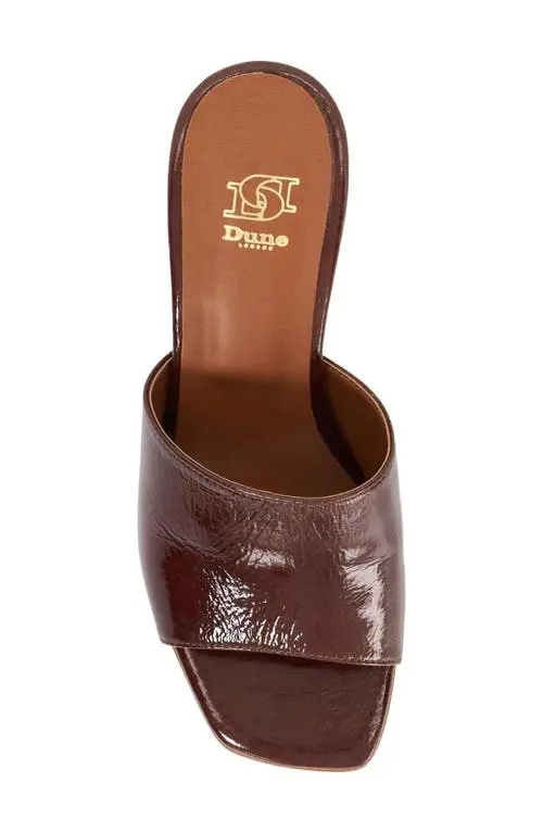 Dune London Slide Sandal - Brown