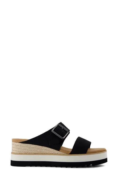 Toms Diana Platform Slide Sandal - Black