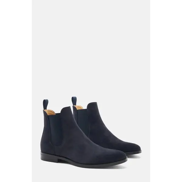 SCAROSSO Giacomo Chelsea Boots - Blue Suede