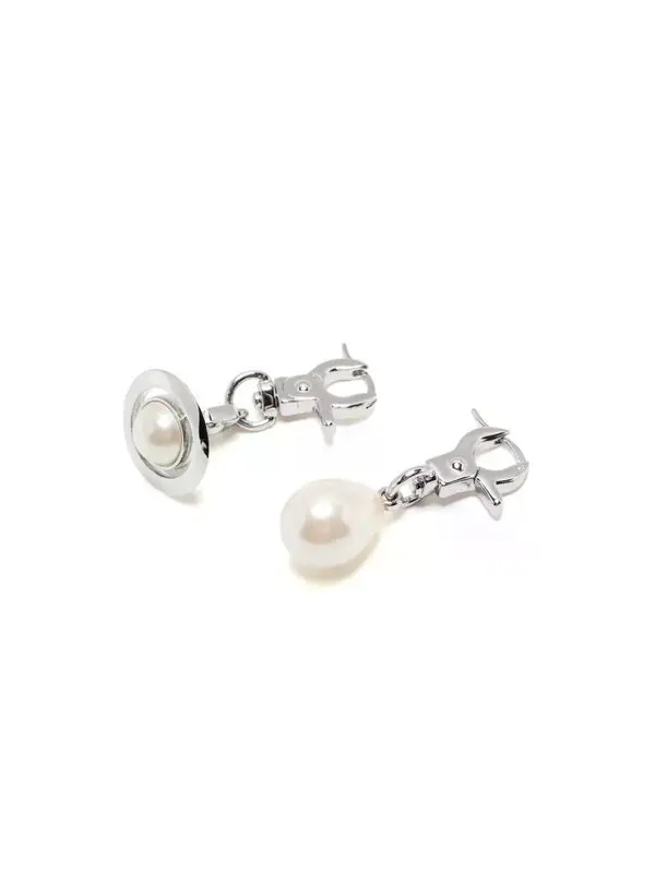 VIVIENNE WESTWOOD Claude Drop Earrings - Silver